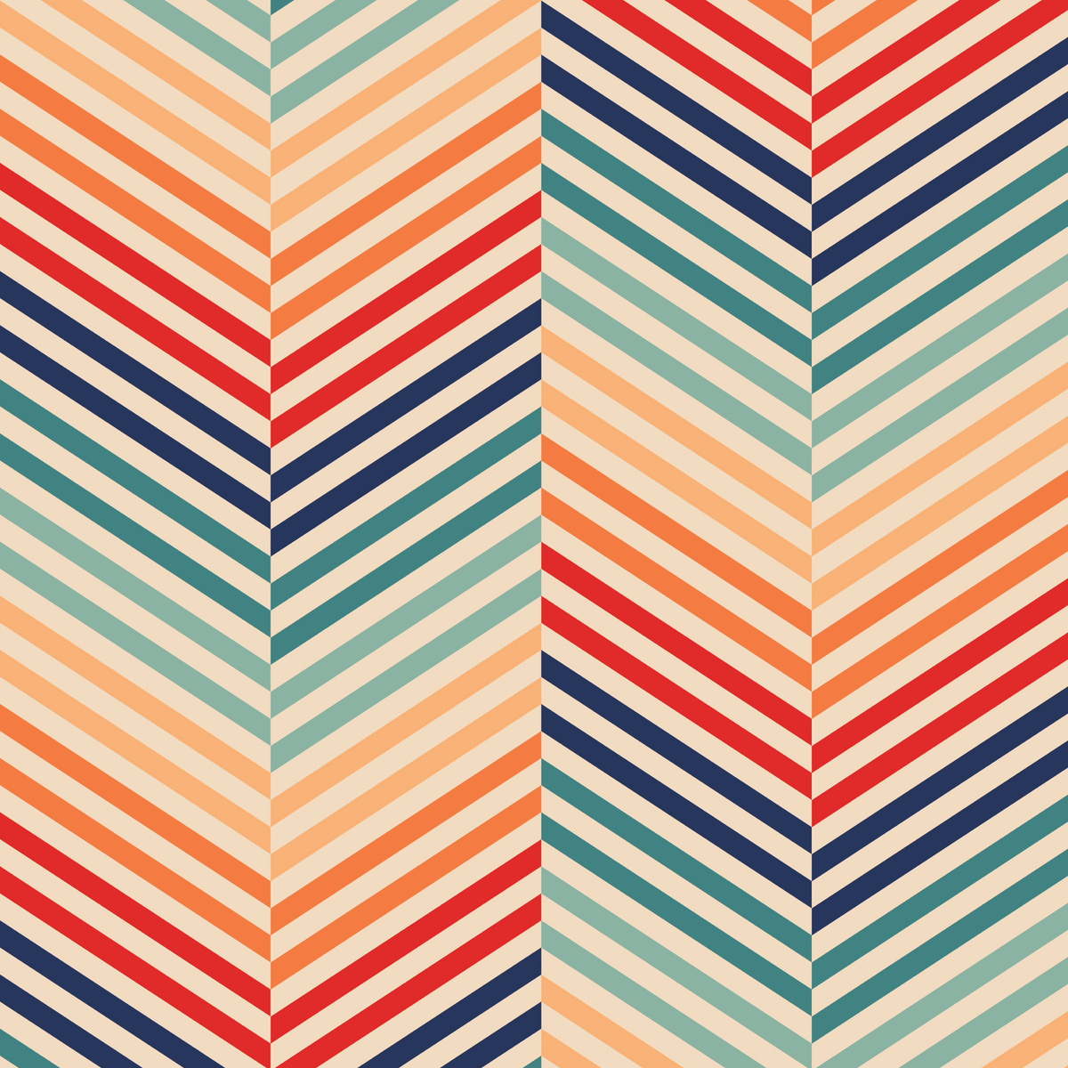 Sporty Retro Chevron X Studio Periwink – Funky Paper Co