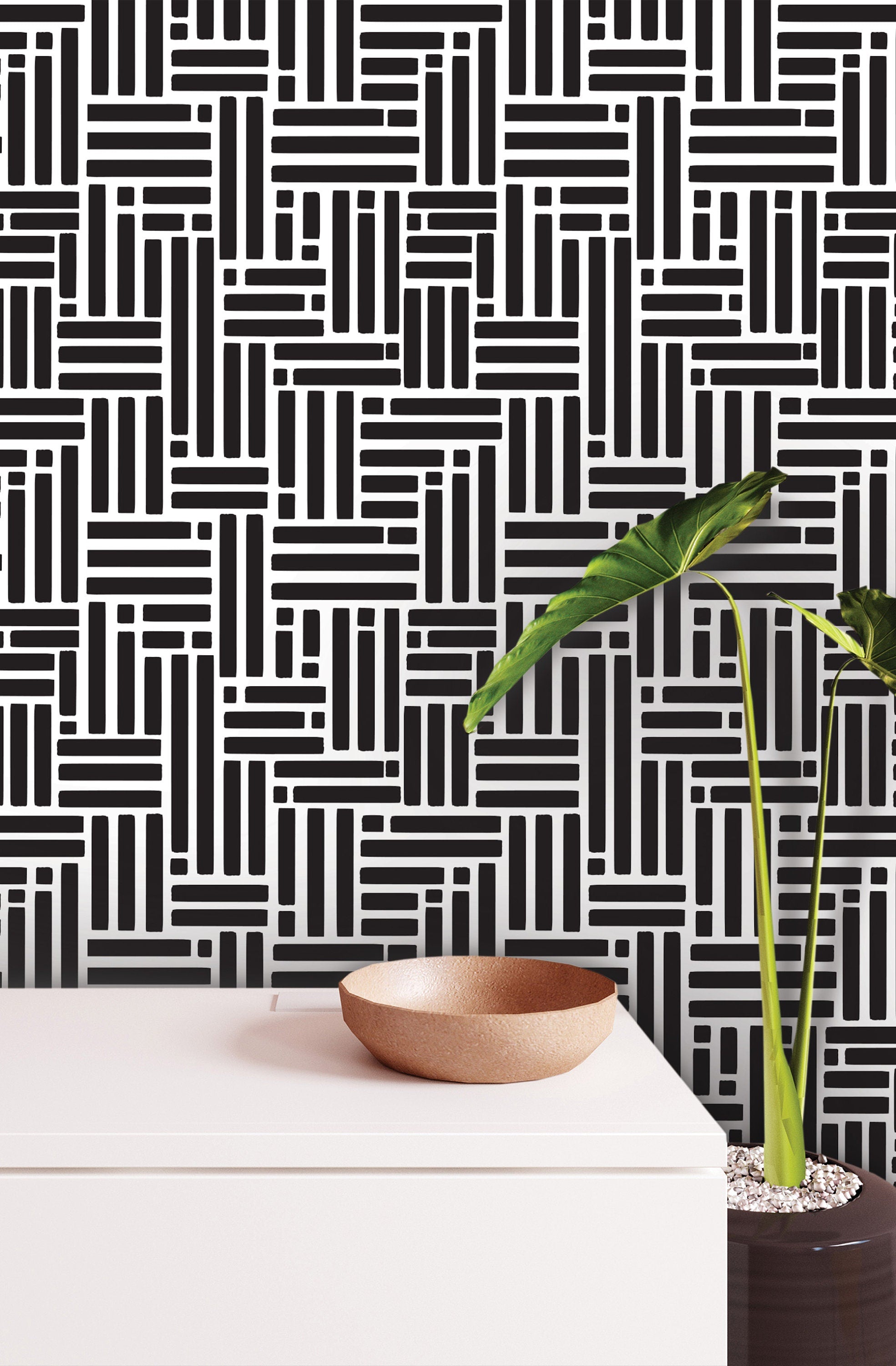 Black and White Wallpaper – Funky Paper Co