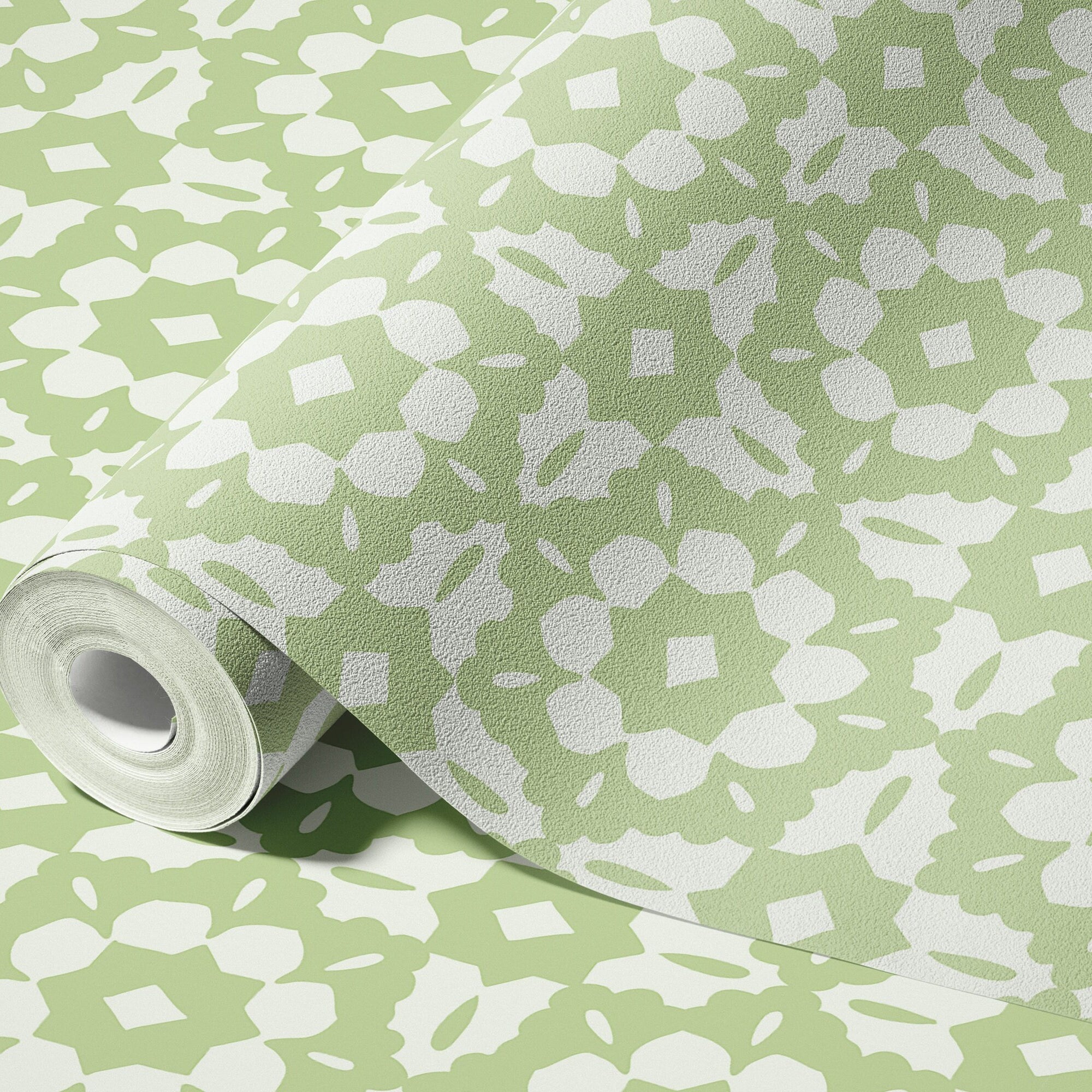 ALBANY | PEEL AND STICK WALLPAPER | GREEN WALLPAPER – Funky Paper Co
